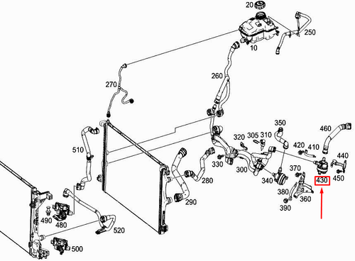 MERCEDES-BENZ A W177 Additional Water Pump A0005003600 NEW GENUINE | eBay