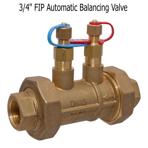 3/4" FIP Automatic Balancing Valve NIBCO Coil-Connect Efficient HVAC ...