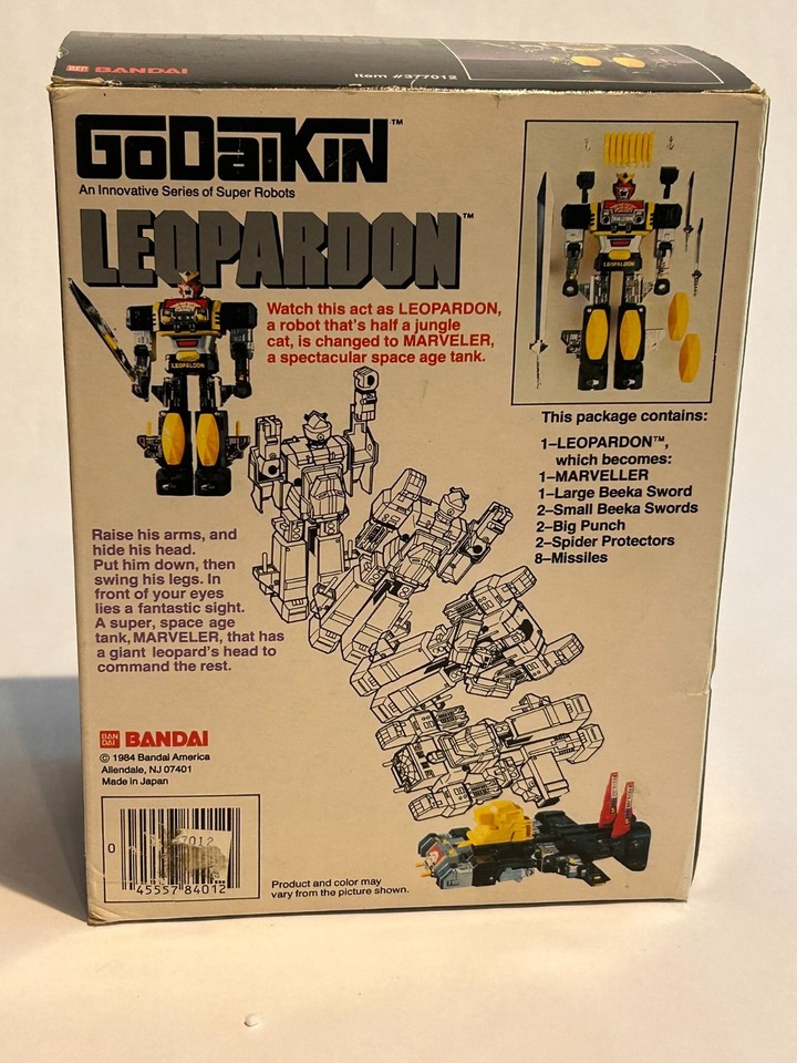 Bandai GODAIKIN LEOPARDON – Japanese Spider-Man Robot – Die-Cast ...