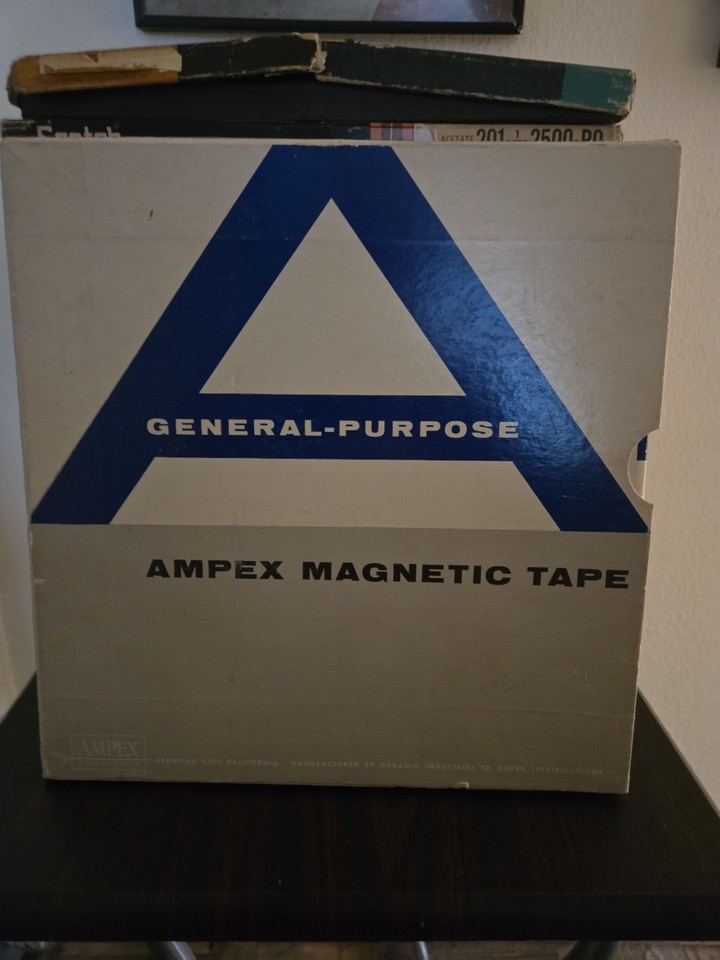 20 VINTAGE Empty 10 in Reel To Reel Master Tape Boxes, Audiotape ...