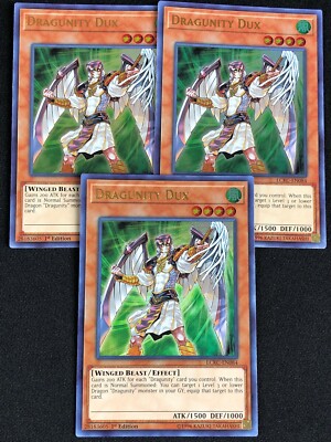YUGIOH DRAGUNITY DUX LCKC-EN084 1ST ULTRA X3 NM | eBay