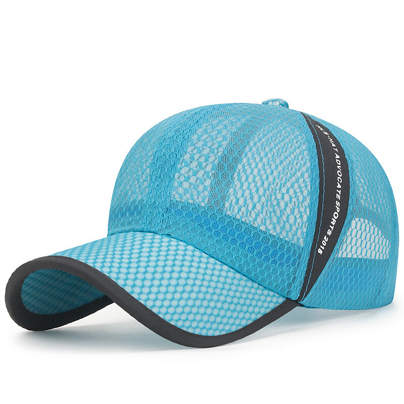 Men Snapback Mesh Baseball Cap Sun Protection Golf Adjustable ...