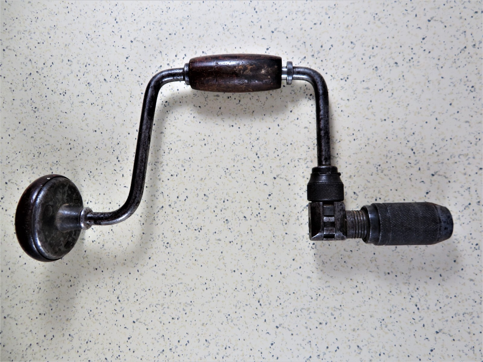 Vintage Hand Drill Ratcheting Bit Brace Auger 10 Inch Sweep Reversible ...