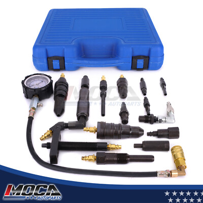 Engine Compression Pressure Tester Compatible for Ford Detroit Mercedes ...