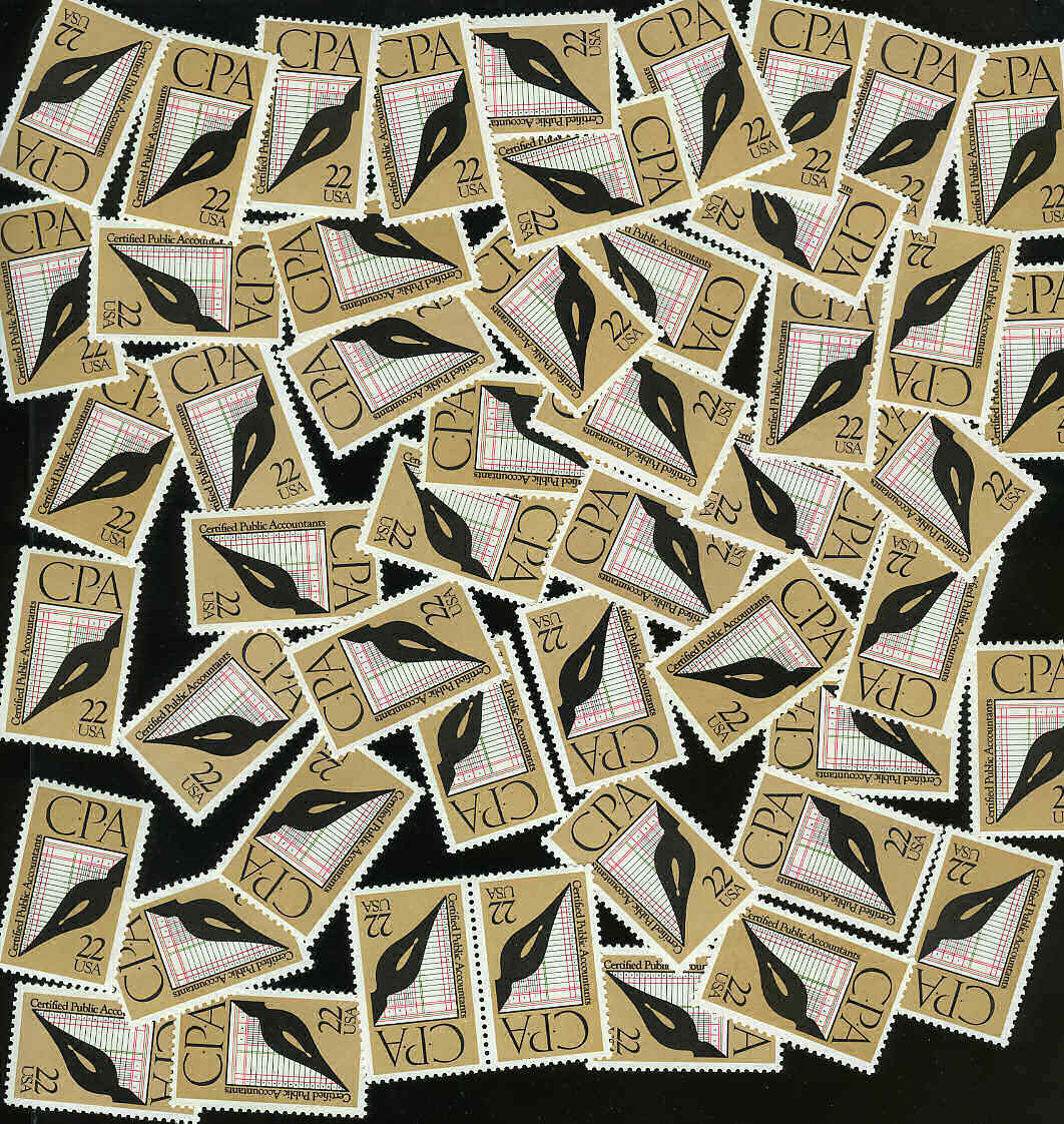 US #2361 22¢ CPA Certified Public Accountants wholesale lot 50 stamps ...