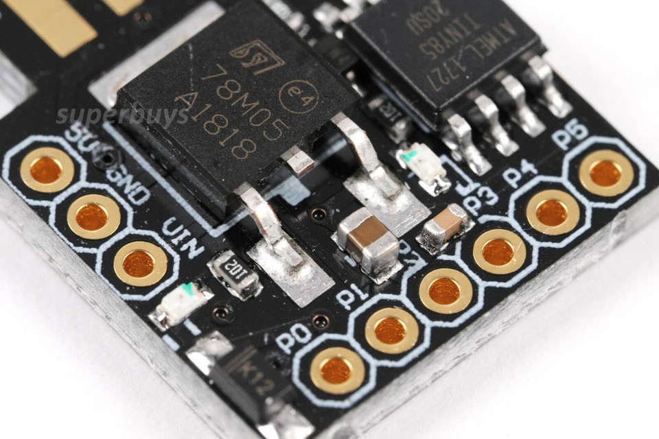 Digispark USB Development Board Prototype Circuit PCB Chip Attiny85 ...