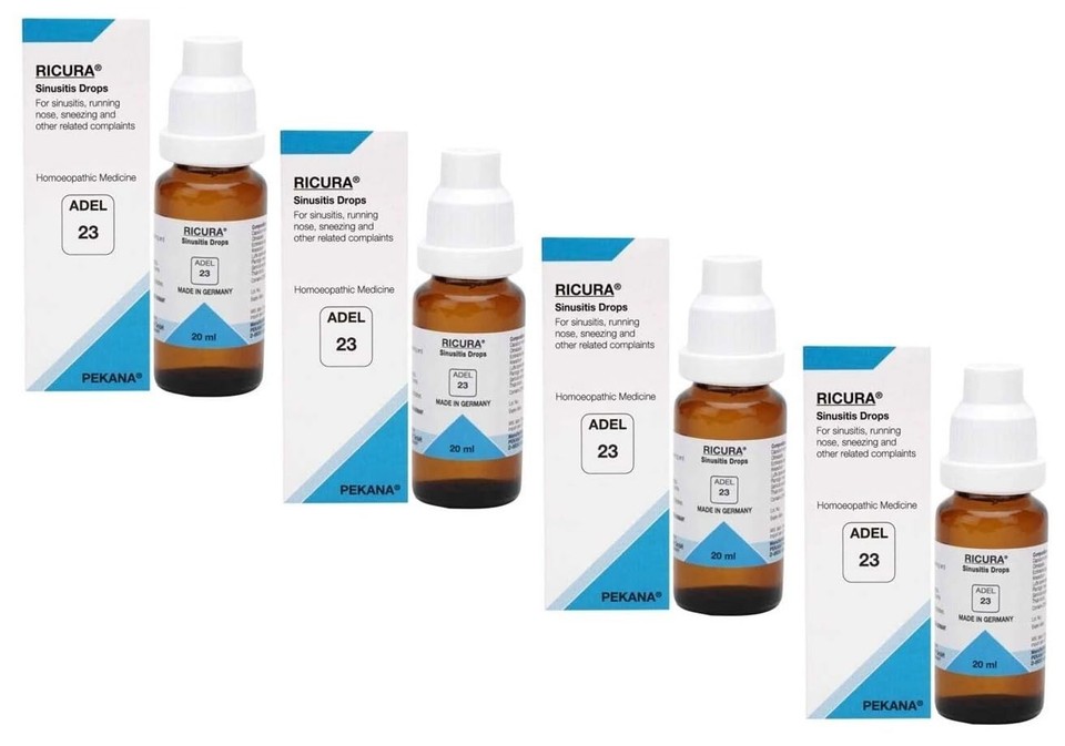 ADEL - 23 Sinusitis Drops | For Sinusitis, Running Nose & Sneezing ...
