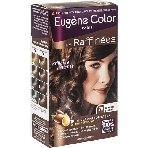 Eugène Color - Les Raffinées - N°78 Marron Praliné - Crème Colorante ...