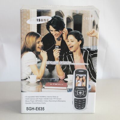 Rare Vintage Samsung SGH-E635 International Mobile Phone In Box ...