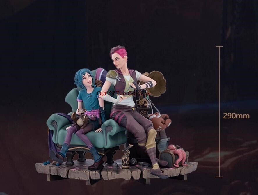 Official Original Vi & Jinx 1/6 Resin Figurine Limited Model ...