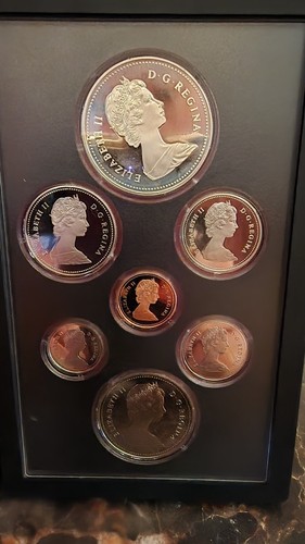 Royal Canadian Mint Monnaie royale 1984 Proof Set 7 Coins Mint | eBay