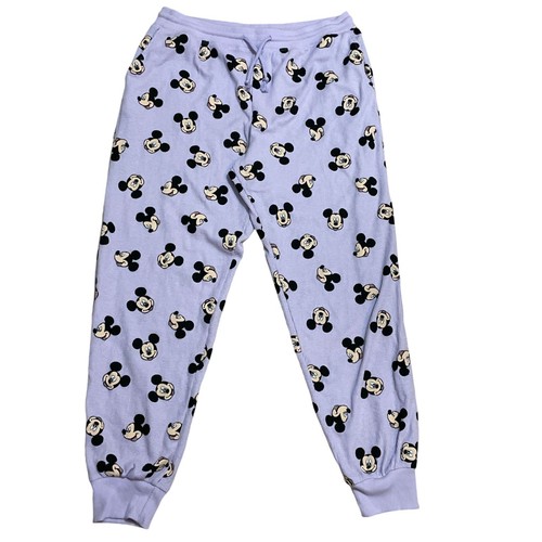 Disney Mickey Mouse Purple PJ Bottom Size Large | eBay