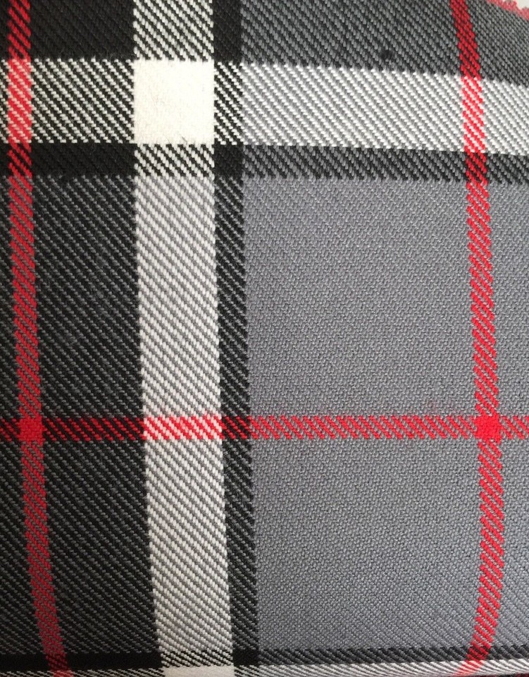 AUTHENTIC TARTAN FABRIC HEAVY POLYESTER VISCOSE DRAPES KILTS SOFT ...