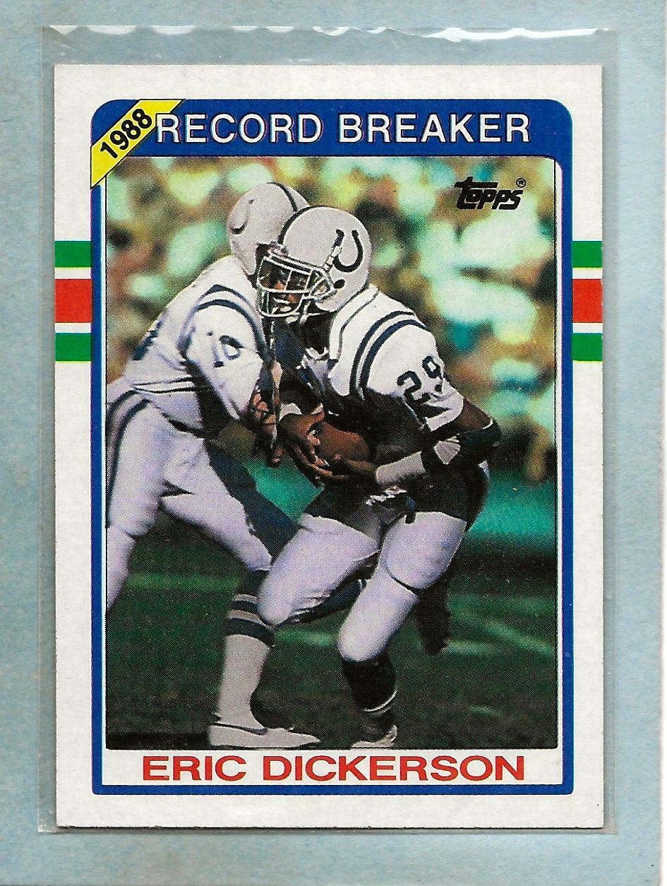 1989 Topps - Record Breaker Eric Dickerson #3 for sale online | eBay