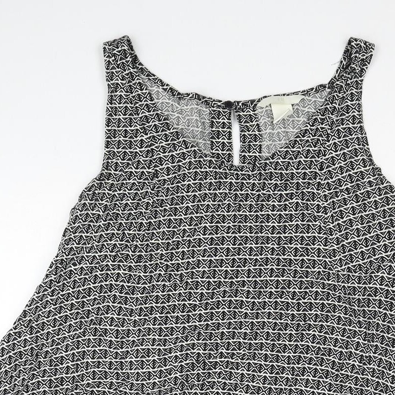 H&M Womens Black Viscose Blend Trapeze & Swing Size 12 | eBay UK