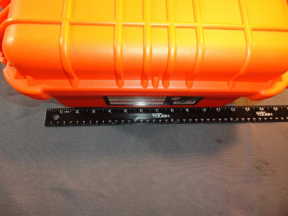 APACHE 3800 WEATHERPROOF PROTECTIVE HARD CASE CAMERA LENS WEAPON ORANGE ...