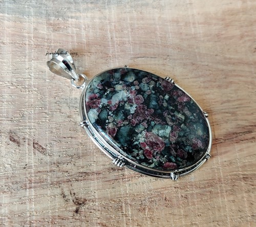 Natural Edulite Gemstone 925 Sterling Silver Amazing Designer Pendent ...