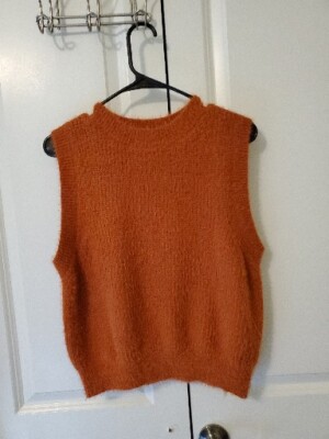 Dee Elly Vest Top - Size S - Loose Fit Style - Orange | eBay