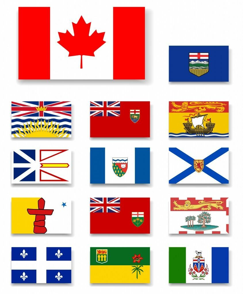 Canadian Territory Flags