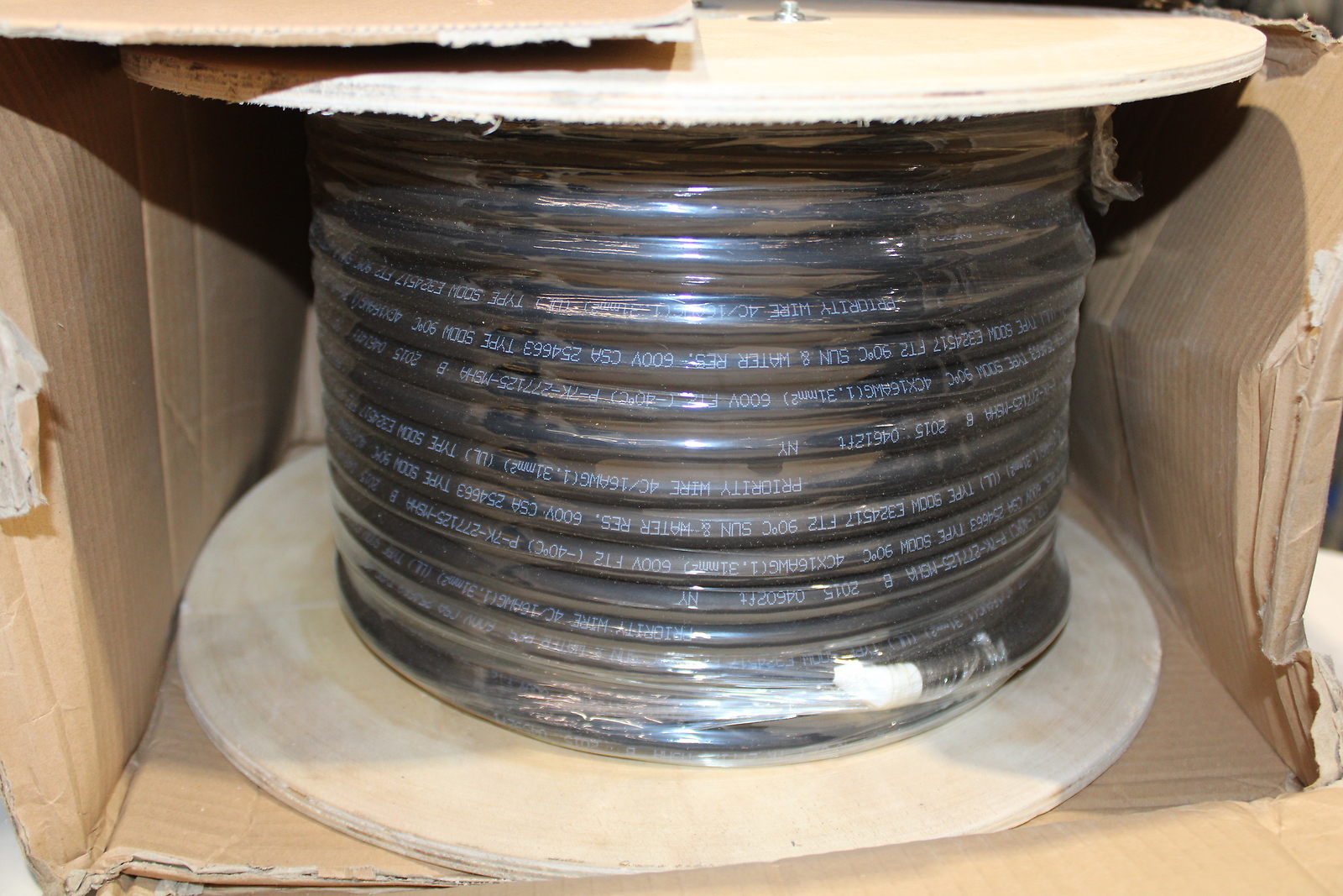 Priority Wire NSB 4C/16AWG/600V/BLK/250FT Other Electrical Wire/Cable ...