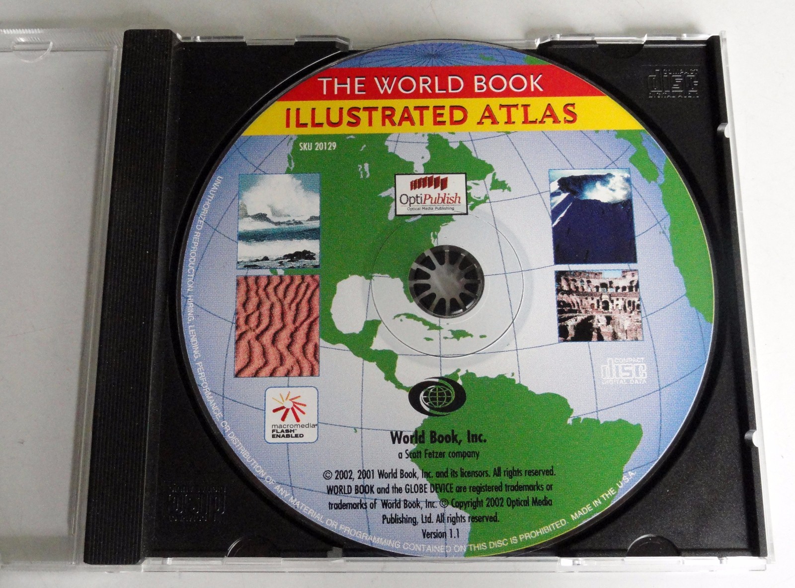 Lot of 3 Educational CD's including World Book, Atlas and Medical Guide ...
