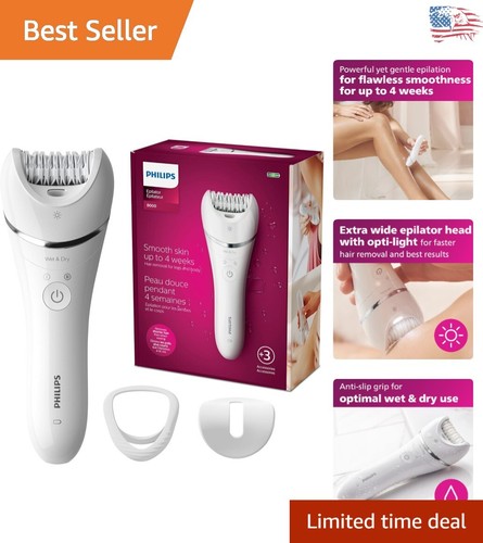 Effortless Precision Hair Removal: Philips Epilator Series 8000 + 3 ...