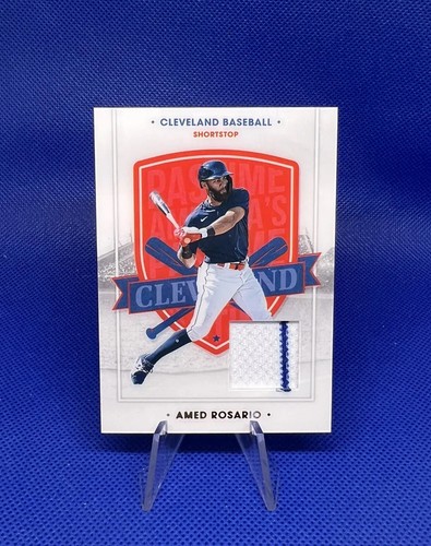 2021 Chronicles Americas Pastime Amed Rosario Jersey #69 Indians Patch ...