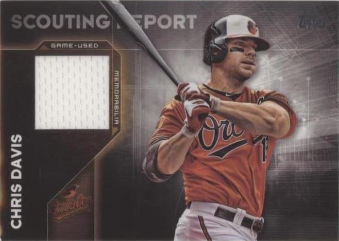 2016 Topps - Scouting Report Relics Chris Davis #SRR-CD (MEM) for sale ...