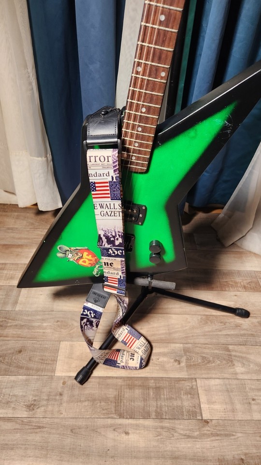 Guitar Vintage heavy metal rock and roll Hot Rods Rat Fink fan Crafted ...