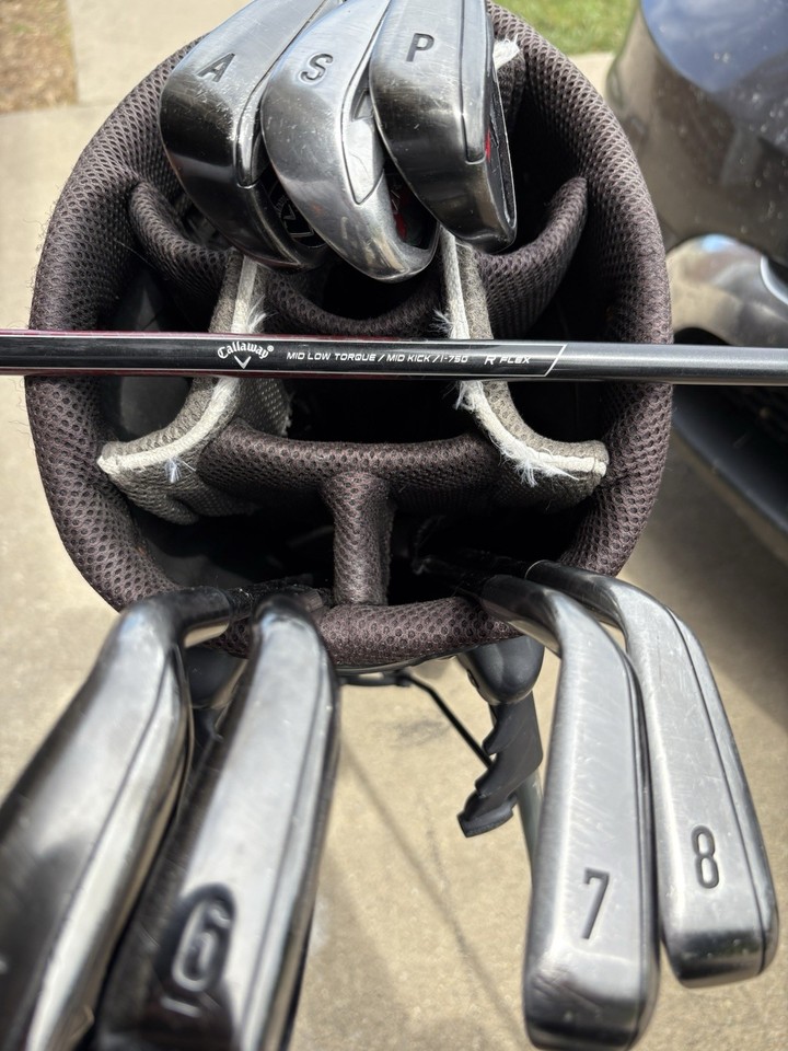 Callaway Razr x Golf Club 8pc Set Men's RH Black | eBay