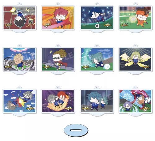 Keychain All 12 types set "Inazuma Eleven Orion no Kokuin Chiru Kore ...
