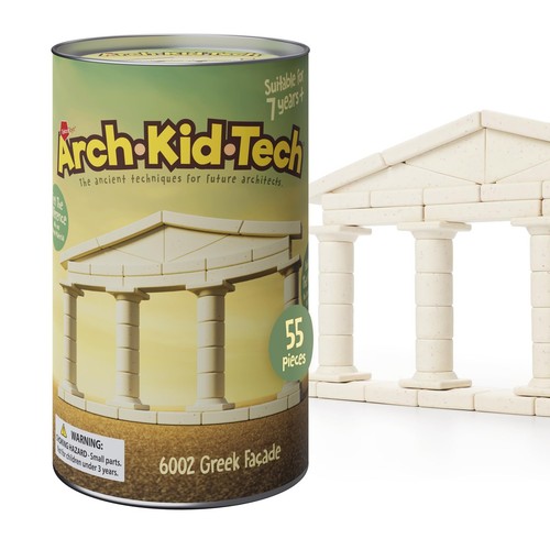 Ancient Greek Facade Stem Toys Unique Educational Stackable Building ...