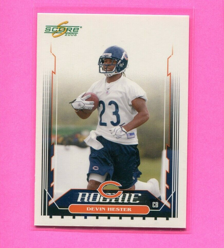 DEVIN HESTER CHICAGO BEARS MIAMI 2006 SCORE NFL FOOTBALL HOF #375 ...