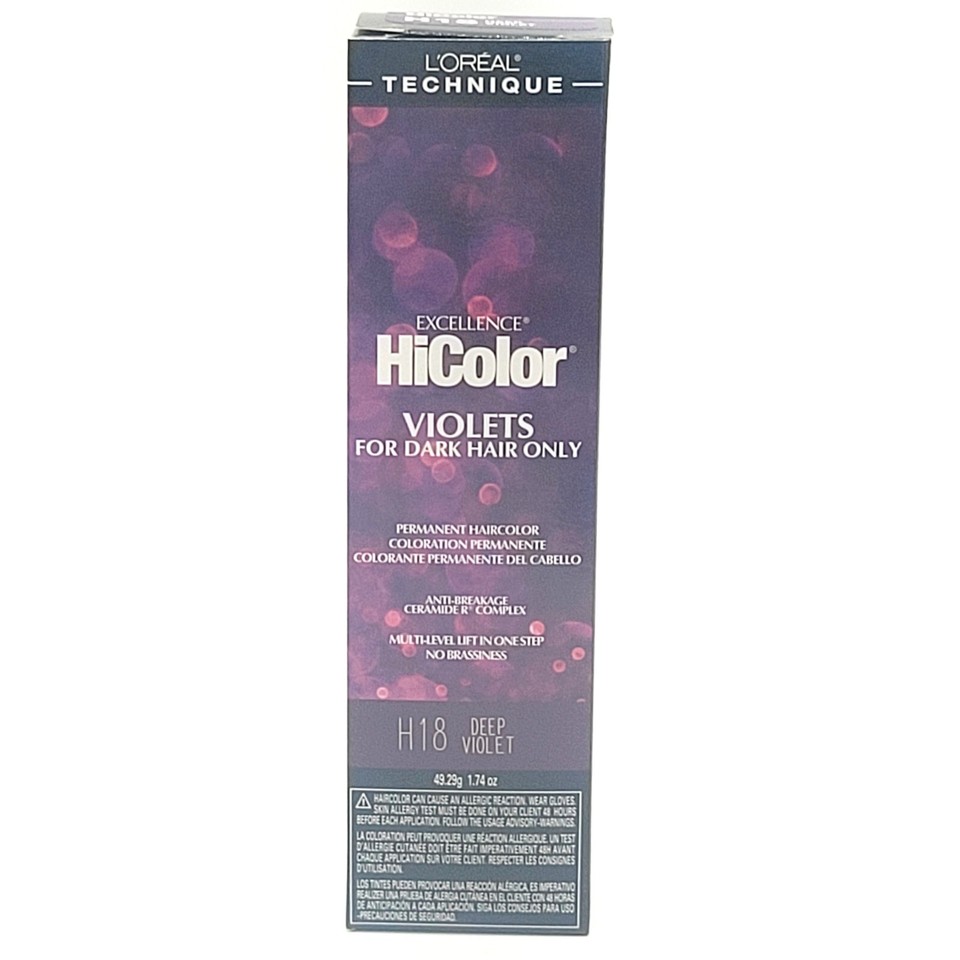 L'Oreal - Excellence HiColor for Dark Hair - 1.74oz / 49.29g each ...