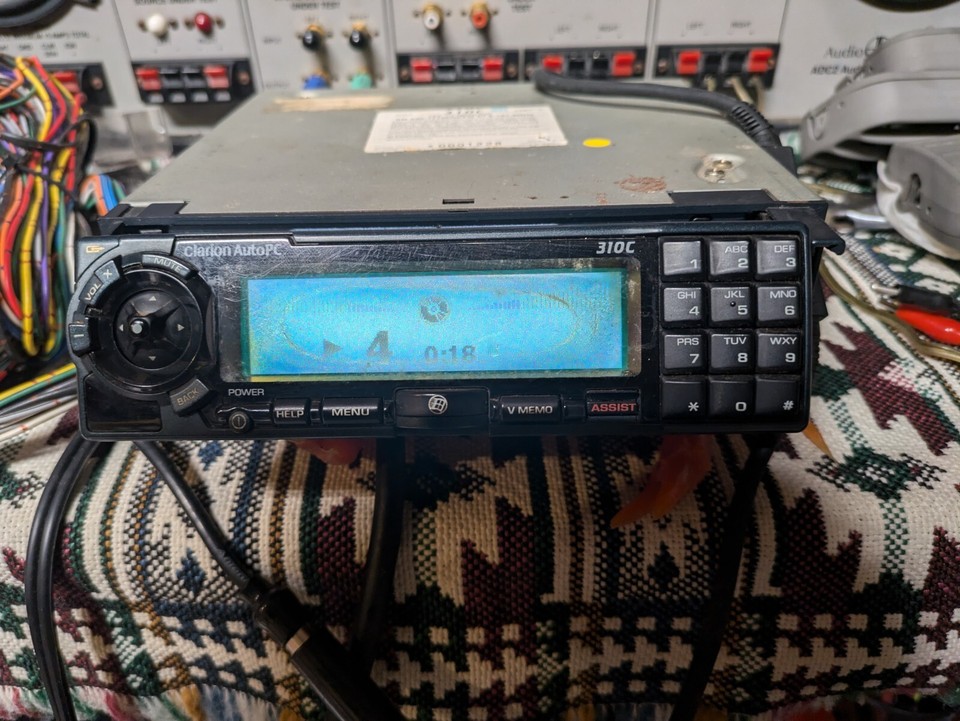 VTG RARE Clarion AutoPC 310C Car Stereo System Head Unit Audio ...