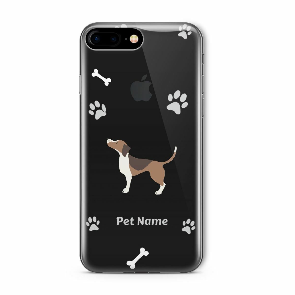 PERSONALISED Custom Pet Dog Cartoon CLEAR Phone Cover Case for iPhone ...