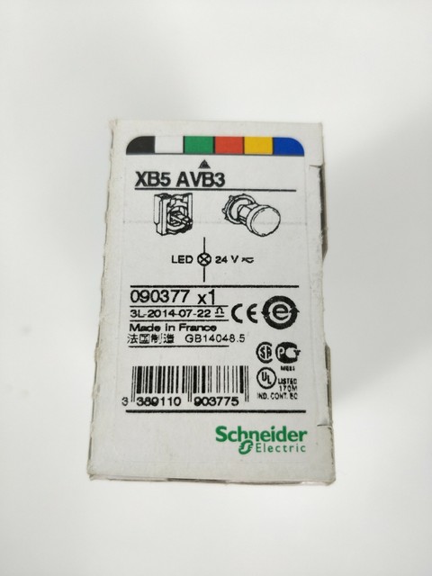 Schneider Electric XB5AVB3 Pilot Light LED Green 22mm 24vac/dc for sale ...