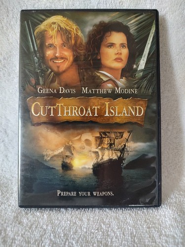 CutThroat Island DVD. Matthew Modine, Geena Davis. Pirates. | eBay