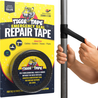 Tiger Tape® Emergency Self-Fusing Plumbers Tape | Stops Leaks FAST ...