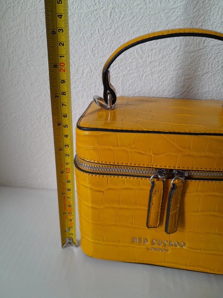 Red Cuckoo London Cross Body Rectangle Shape Yellow Colour Bag ...