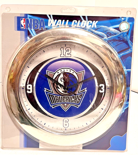 Wall Clock, NBA DALLAS MAUERICKS 2007 12” Round NEW!!! | eBay