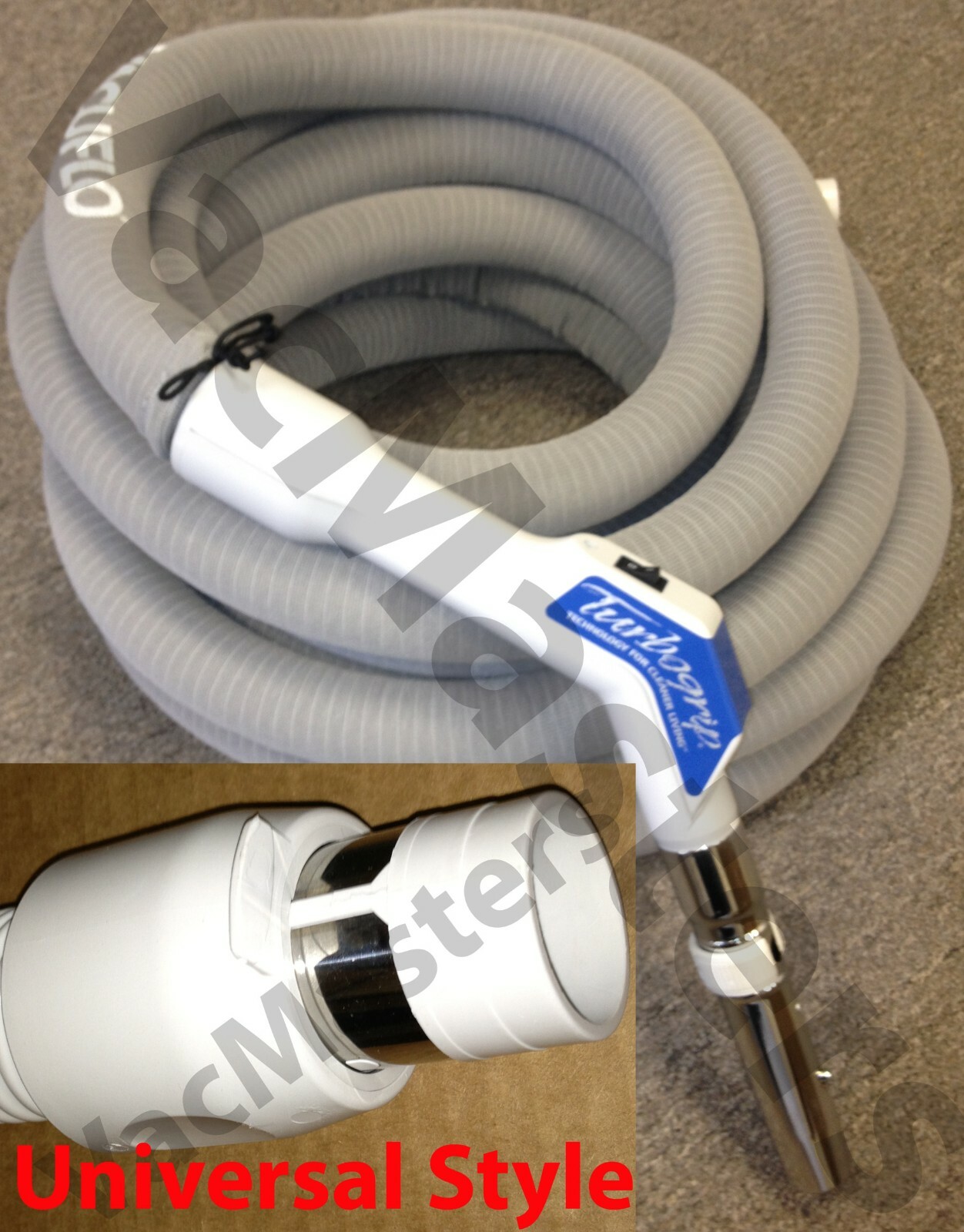 Vacuflo TurboGrip central vacuum hose fit all "Universal" style 1.5 ...