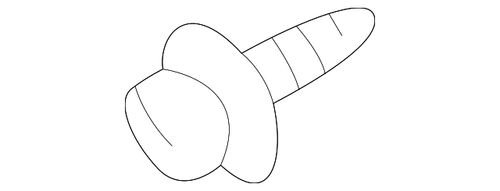 Genuine Lexus Wheel Opening Molding Screw 90080-15089 | eBay