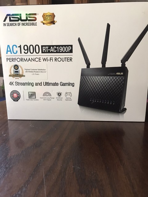 ASUS RTAC1900P 1900 Mbps 4 Ports 1000 Mbps Wi-fi Router for sale online ...