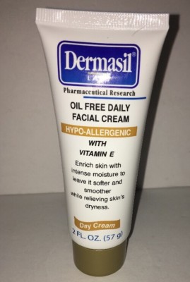 DERMASIL Labs DAY FACIAL CREAM 2 fl oz Vitamin E Oil Free HYPO ...