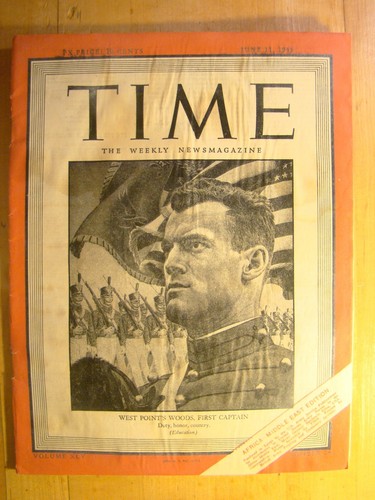 Time Magazine Africa Middle East Edition June 11 1945 West Point's ...