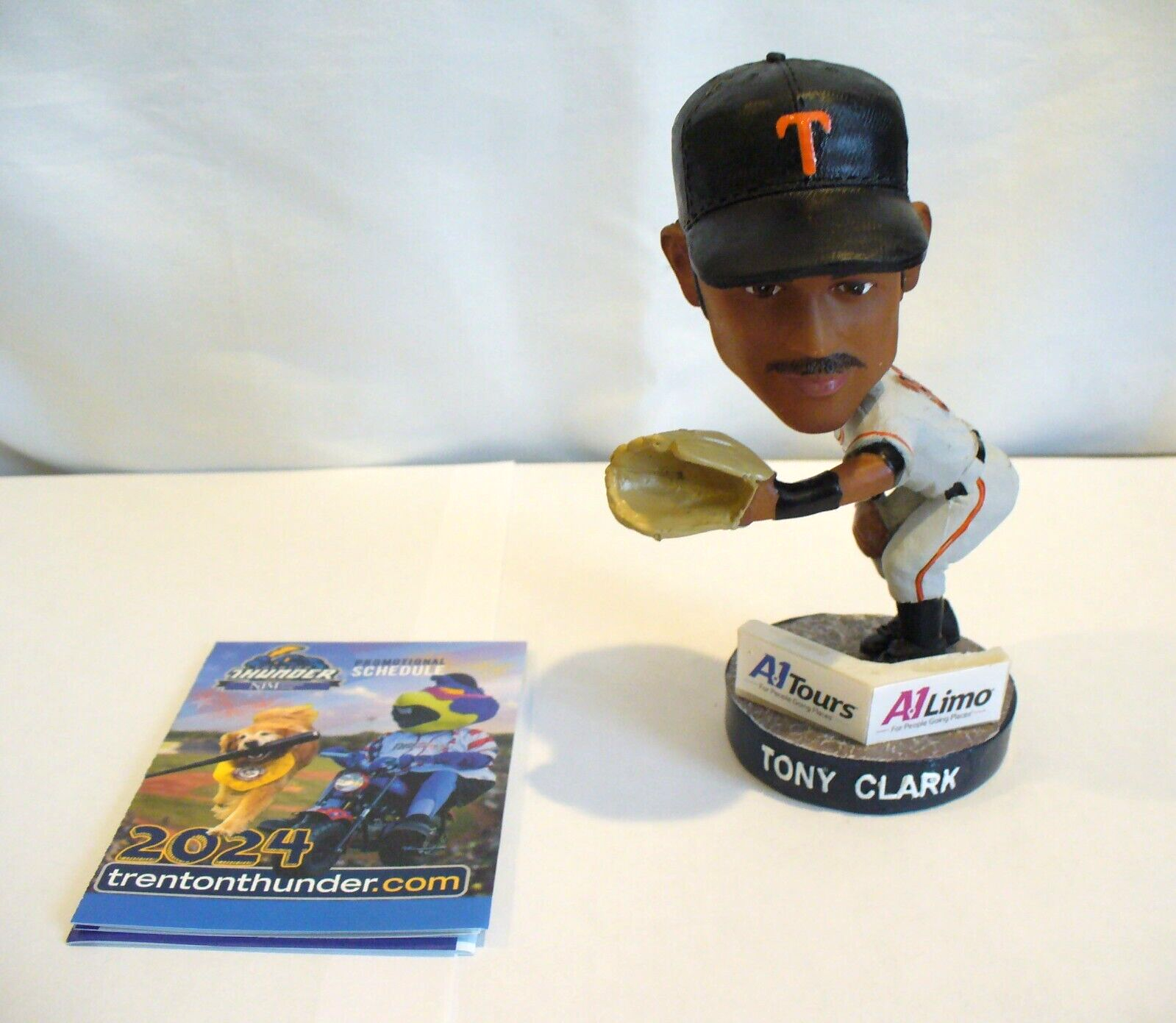 MILB - Trenton Thunder "Tony Clark" Bobblehead 2024 w/schedule - NIB ...