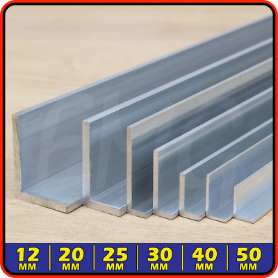 Aluminium Angle [Unequal] 12mm - 50mm (L section bracket,edging trim ...