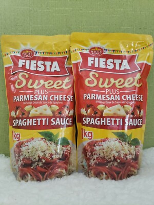 (2-PCK.) FIESTA SWEET STYLE PLUS PARMESAN CHEESE SPAGHETTI SAUCE 1kg ...