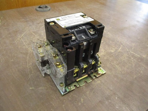Square D Size 1 Contactor 8502SC02S Ser. A 120V Coil Used | eBay